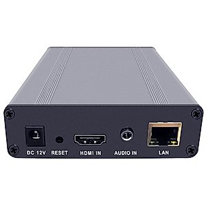 ISEEVY Mini HD 1080P HDMI Video Encoder H.264 IPTV Encoder for IPTV Live Stream Broadcast Support RTMP RTMPS SRT RTSP RTP UDP HTTP FLV HLS TS Protocols and Facebook YouTube Live Platforms