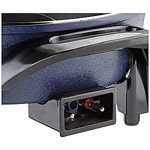 Blue Diamond Ceramic Nonstick Split Savor, 5.5QT Electric Skillet Hot Pot with Divider, Dishwasher Safe, Adjustable Temperature Control, PFAS-Free, Blue