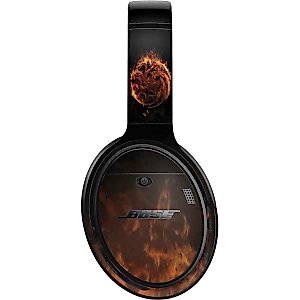 Skinit Decal Audio Skin Compatible with Bose QuietComfort 35 II Headphones - Officially Licensed Warner Bros Flaming Tararyen Sigil Design