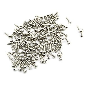 Pro Bamboo Kitchen 120pcs Cap Head Hex Socket Self Tapping Screws M2x8mm Nickel Plated