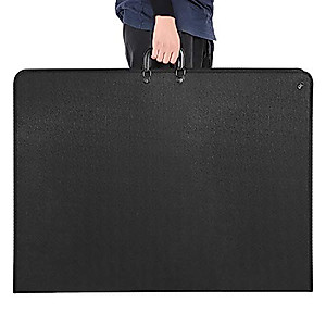 1st Place Products Professional Art Portfolio Case - 24 x 36 Inches - Light Weight & Durable - Shoulder Strap & Handle Options - Three Inside Pockets - Water Resistant - Documents Posters Monitors