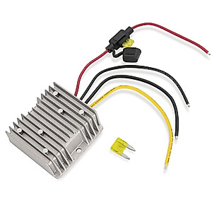 Golf Cart Converter 48V 36V to 12V Converter 12V 20A 240W Converter Voltage Regulator Reducer Transformer Waterproof Converter for Golf Cart Club Car