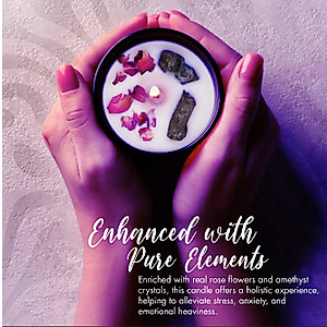 Manifest Apothecary Healing Remedies & Ritual Supplies - Manifestation Candles - for Emotional Burden Support - Purple (Release)