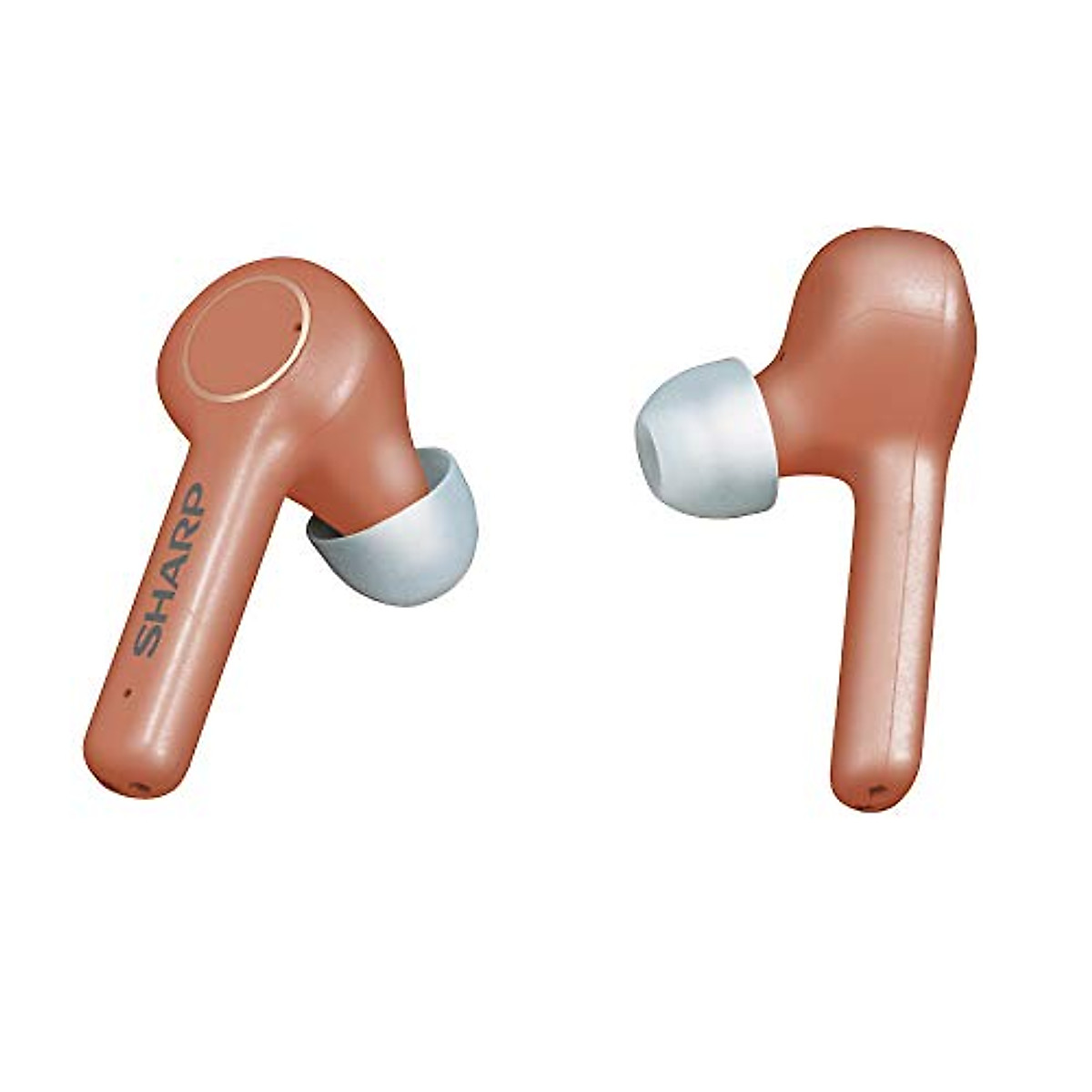 Sharp HP-TW30 True Wireless Noise Cancelling Splashproof Earphone, Rose Gold