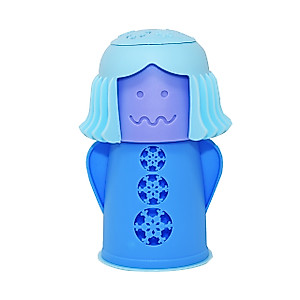 Home-X - Cool Mama Fridge and Freezer Odor Absorber & Freshener, Add Baking Soda to Absorb Funky Odors in the Refrigerator, Blue