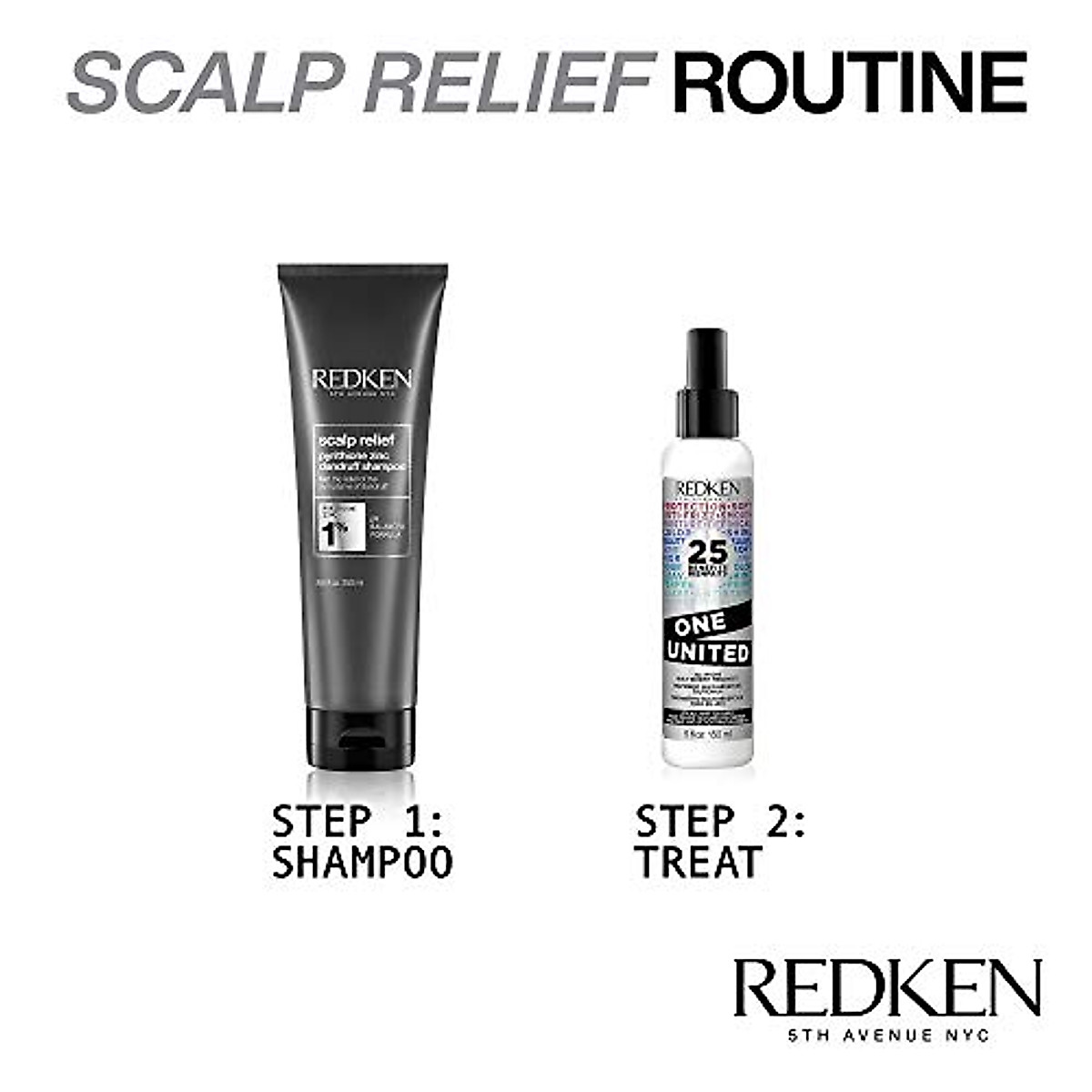 Redken Scalp Relief Dandruff Control Shampoo | For Dandruff Control | Soothes Scalp & Controls Dandruff | Dermatologist Tested | 8.5 fl. oz.