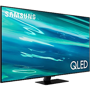 SAMSUNG 55-Inch Class QLED 4K UHD Q80A Series Direct Full Array Quantum HDR 12x, 6 - 2.2.2CH 60W Speakers, Object Tracking Sound, Smart TV with Alexa Built-In (QN55Q80AAFXZA, 2021 Model)