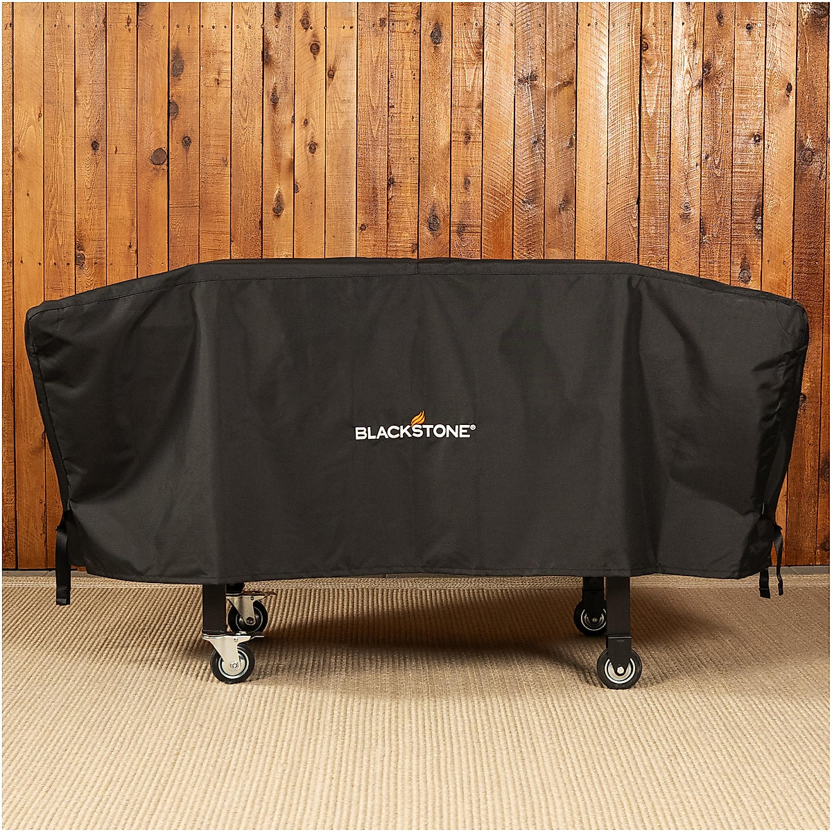 Blackstone 1528 600D Polyester Heavy Duty Flat top Gas Grill Cover, Water Resistant Exclusively Fits 36" Griddle Cooking Station, Black