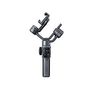 Zhiyun Smooth 5S Smartphone Gimbal Stabilizer 3-Axis with Built-in Fill Light for iPhone Android with Face Object Tracking for Vlog Video Live Stream INS YouTube (Smooth 5 Upgrade Version)-Gray