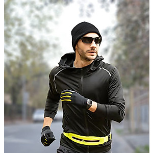 ZEXIAN 3 Pack Comfortable Breathable Soft Beanie Knit Slouchy Winter Skull Hats for Men and Women,Gifts for Christmas (Black& Grey& Navy Blue)