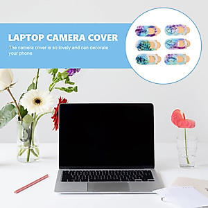 Hemobllo 6pcs Camera Privacy Cover Camera Shield Cover Computer Camera Animal Pattern Camera for Computer Phablet Protector Laptops Privacy Camera Cover Slider Lens Cap Cell Phone