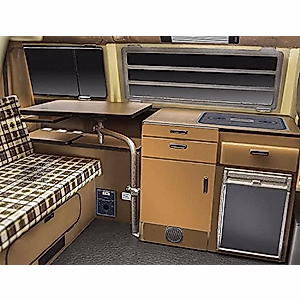 Revell 07676 Volkswagen T2 Camper (Easy-Click) Model Kit 1:24 Scale, Unvarnished