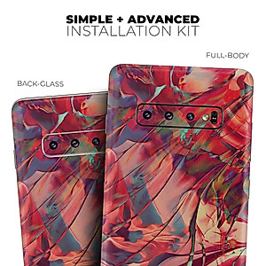 DesignSkinz Liquid Abstract Paint Remix V9 Protective Vinyl Decal Wrap Skin Cover Compatible with The Samsung Galaxy S20 (Screen Trim & Back Glass Skin)