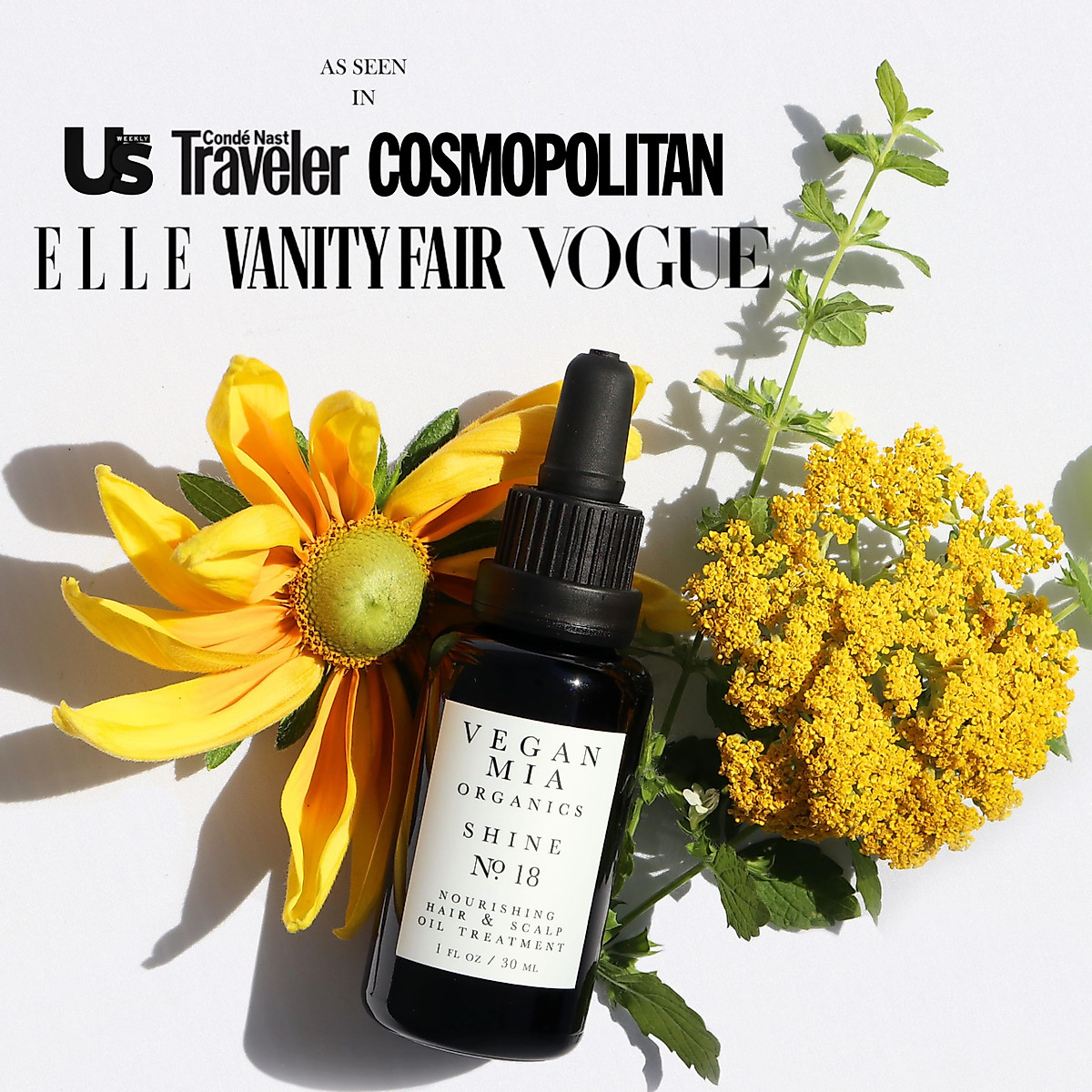 Vegan Mia USDA Organic Rosemary Oil for Hair Growth with Castor Oil & Jojoba Oil - Scalp Oil Treatment & Intense Nourishment to Get Healthier, Thicker & Shiny Hair Naturally