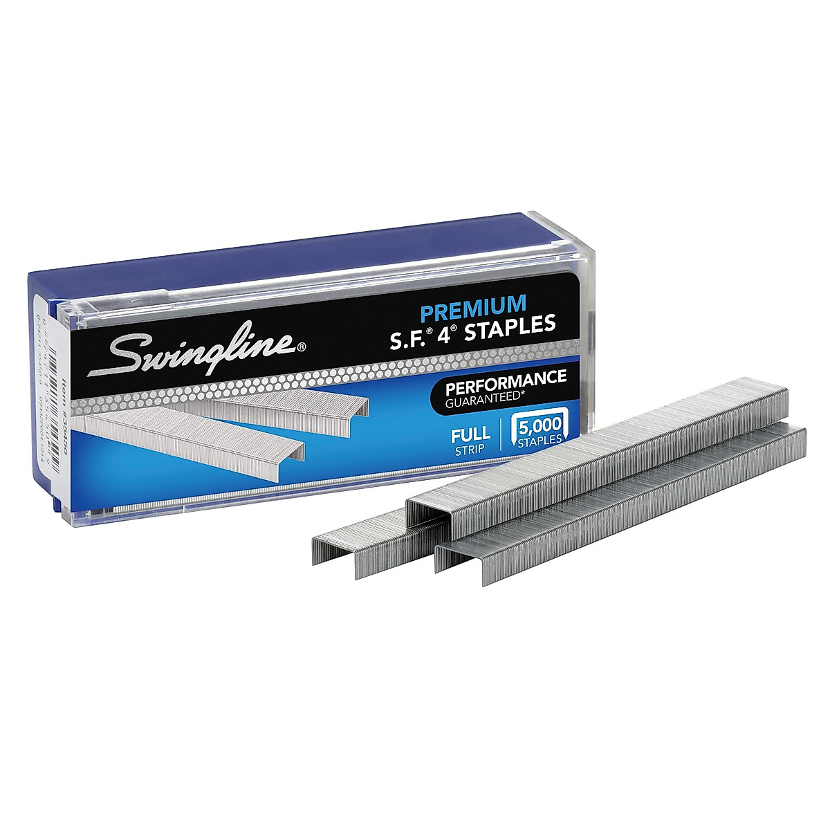 Swingline Staples, S.F. 4, Premium, 1/4 Inches Length, 210/Strip, 5000/Box, 1 Pack (35450)