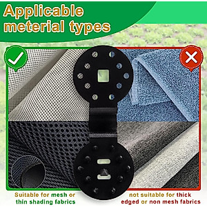 100 Pack Shade Cloth Heavy Duty Lock Grip, Removable & Reusable Shade Cloth Clips for Sun Shade Net, Anti Bird Netting, Garden Netting, Greenhouse Shade Cloth, Shade Fabric Accessories (100 Pack)