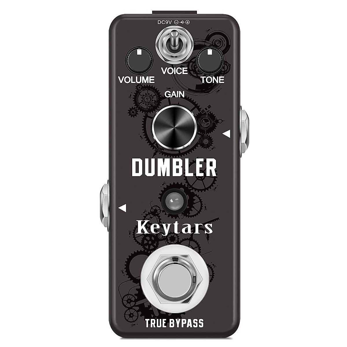 Keytars Analog Dumbler Guitar Effect Pedal for Elecdtric Guitar With Medium Low Distortion Mini Size True Bypass