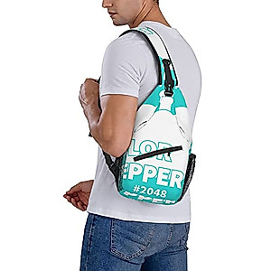 Custom Sling Bag Personalized Picture/Text Crossbody Sling Backpack, Shoulder Bag for Men Women Boy (Front+Side+Strap Design)