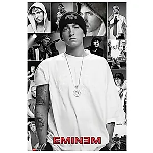 GB eye LTD LP1657, Eminem, Collage, Maxi Poster, 61 x 91.5 cm, Wood, Multi-Colour