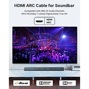 HDMI Cable, 4K HDMI to HDMI Cable 10 FT HDMI Cord 18Gbps High Speed HDMI 2.0 Cable，4K, 3D, 2160P, 1080P, 28AWG Braided HDMI Cord for Laptop, Monitor, PS5, PS4, Xbox One, Fire TV, & More