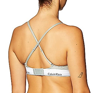 Calvin Klein Women's MODERN COTTON TRIANGLE BRA , -grey heather, M