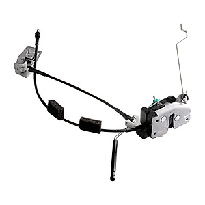 Door latch assembly w/cable&rod compatible for Ford E150 E250 E350 Rear Right Cargo door connective repair lock latch replace 6C2Z-15431A02-AA