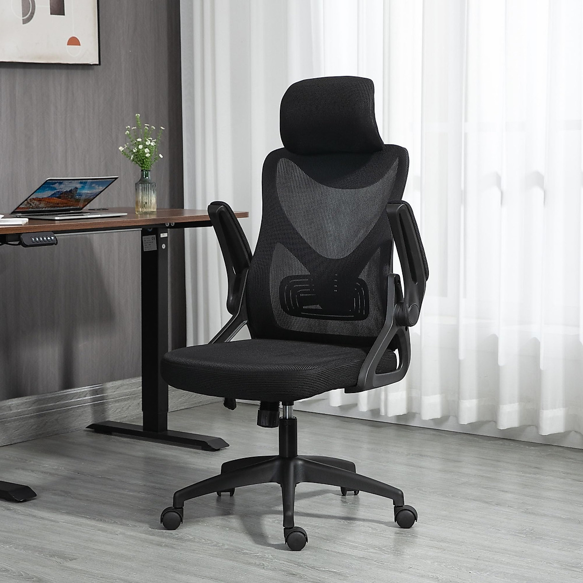 Uneeruiqy Computer Ergonomic Office Chair, Black