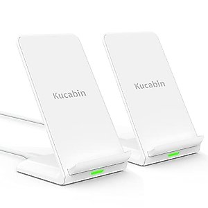 Wireless Charger, [2 Pack] 10W Max Fast Wireless Charging Stand Compatible with iPhone 14/13/12/12 Pro/11 Pro Max/SE 2020/XR/XS, Galaxy S22/S22 Ultra/S21/S20/S10 Plus(No AC Adapter)