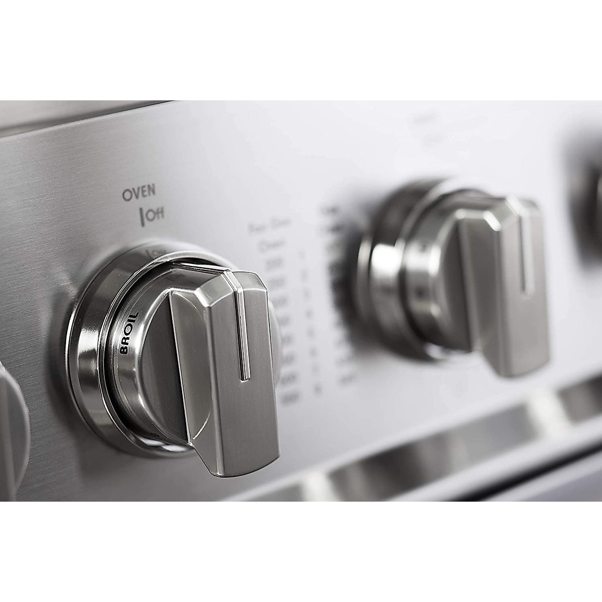 Verona Prestige Series VPFSEE365DSS 36 Inch All Electric Freestanding Range Double Oven Convection, 5 Burners Dual Center Element Chrome Knobs and Handle Stainless Steel