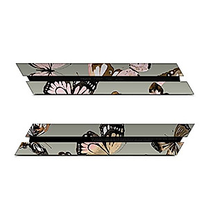 Head Case Designs Officially Licensed Ninola Butterflies Gold Green Assorted Vinyl Sticker Gaming Skin Decal Cover Compatible with Sony Playstation 4 PS4 Console and DualShock 4 Controller Bundle
