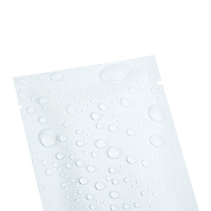 200PCS Matte White Metallic Foil Open Top Mylar Packaging Bags 12x18cm (4.7x7")