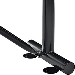 Global Industrial 48" L Outdoor Steel Flat Bench, Perforated Metal, Gray