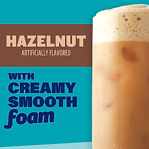 Maxwell House Iced Hazelnut Latte with Foam All in One Drink Mix, 5.82 oz, 6 Packets