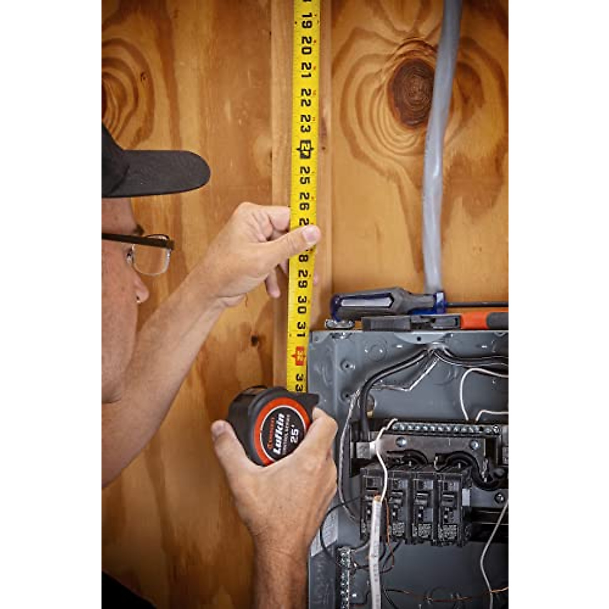 Lufkin Crescent Lufkin 1-3/16 x 25' Command Control Series Yellow Clad Tape Measure - L1025C-02