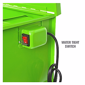 OEMTOOLS 24803 Parts Washer with Electric Pump, 40 Gallon Tank with Stand, Solvent Based Parts Washer, Auto Parts Cleaner, Automotive Parts Washer