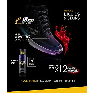 Crep Protect Shoe Protector Spray - Rain & Stain Waterproof Nano Protection for Sneaker, Leather, Nubuck, Suede & Canvas