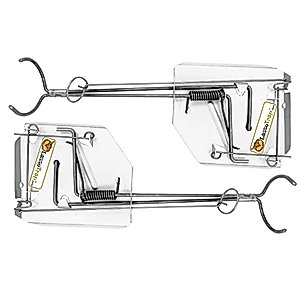 Gopher Trap (Pack of 2) LASSO TRAP Galvanized & Oil Hardened Steel//Super Cost-Effective, Reusable, & Durable Animal Trap Best in The Lawn, Yard, Garden, Farm, & All Outdoor Settings w/Manual