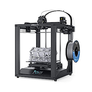 Creality Official 3D Printer Ender-5 S1 250mm/s High-Speed 3D Printers with 300 High-Temp Nozzle Direct Drive Extruder, CR Touch Auto Leveling, Stable Cube Frame High Precision,8.66X8.66X11.02 inch