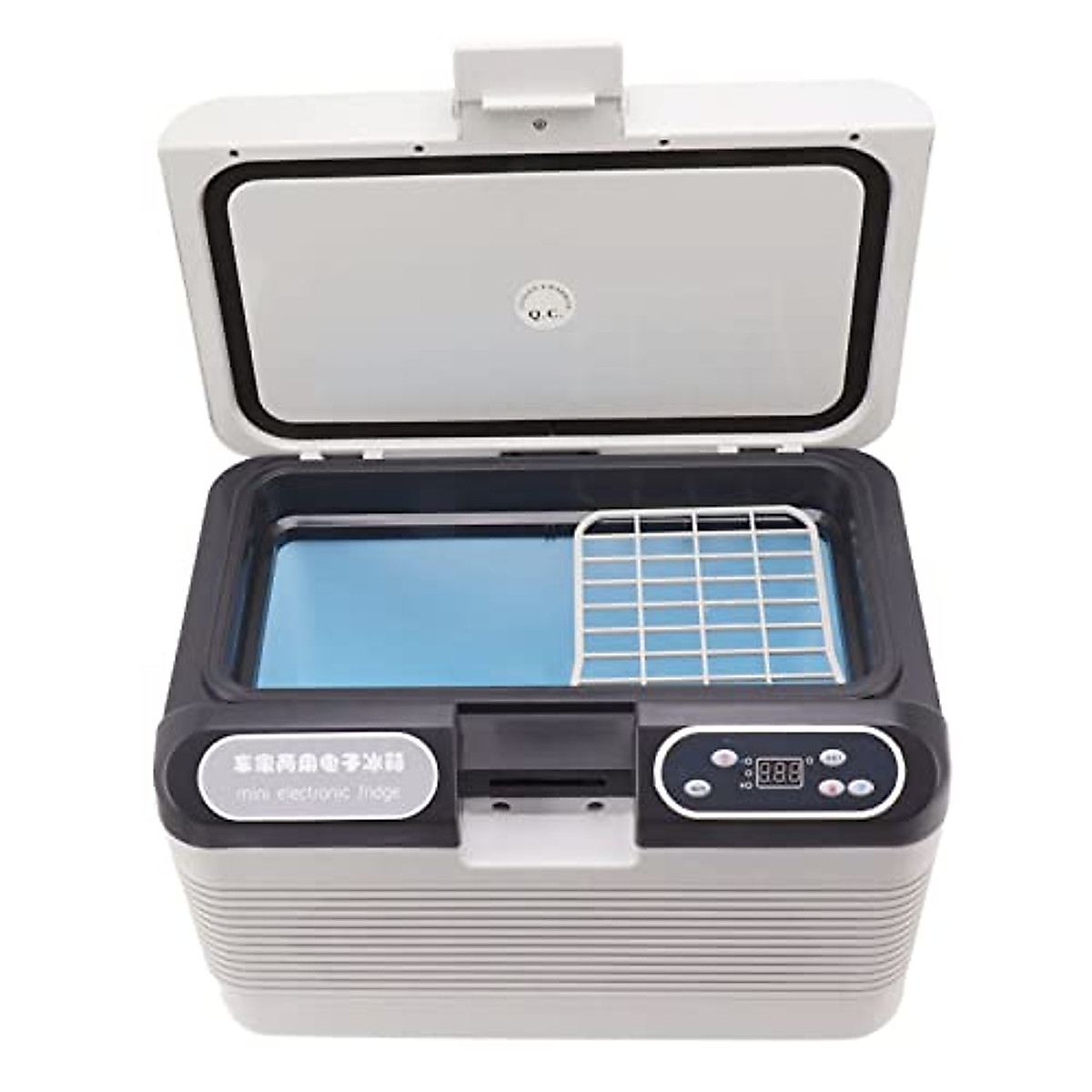 Biitfuu Car Refrigerator Overweight Oversize Large Fridge Truck Abs Freezer Cooler Aluminum Abs Outdoor Refrigerators (US Plug 110V)