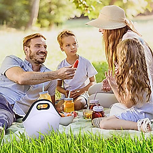 Sublimation Blanks Neoprene Lunch Bag, Thick Insulated Lunch Tote - Durable & Waterproof Lunch Box Carry Case Handbags With Zipper for Adults Nurse Teacher Outdoor Travel Picnic Work