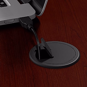 Bush Furniture Cabot Desk with Hutch | Corner with Storage for Home Office | L Shaped Computer, 60W, Harvest Cherry