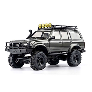 Fms FCX18 1/18 Land Cruiser RC Rock Crawler Scale Katana Toyota RC Car 2.4Ghz 4WD Off-Road Waterproof RC Trucks Vehicle RTR All Terrains Hobby Grade Climbing Car for Boys Adults