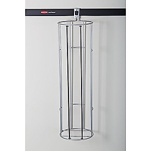 Rubbermaid Fasttrack Garage Storage Vertical Ball Rack & Fasttrack Garage Storage System Rail, 84", 1784416