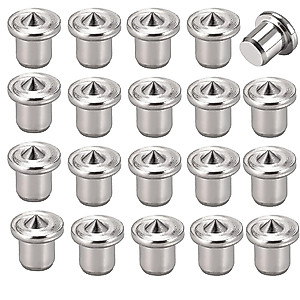 20 Pcs Dowel Pins Center Point Set Woodworking Craft Clamp Steel Doweling Centering Pins Transfer PlugsDrill Hole Tool (5/16 Inch )