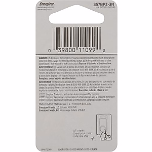 Energizer 357 Battery, (Pack of 3)