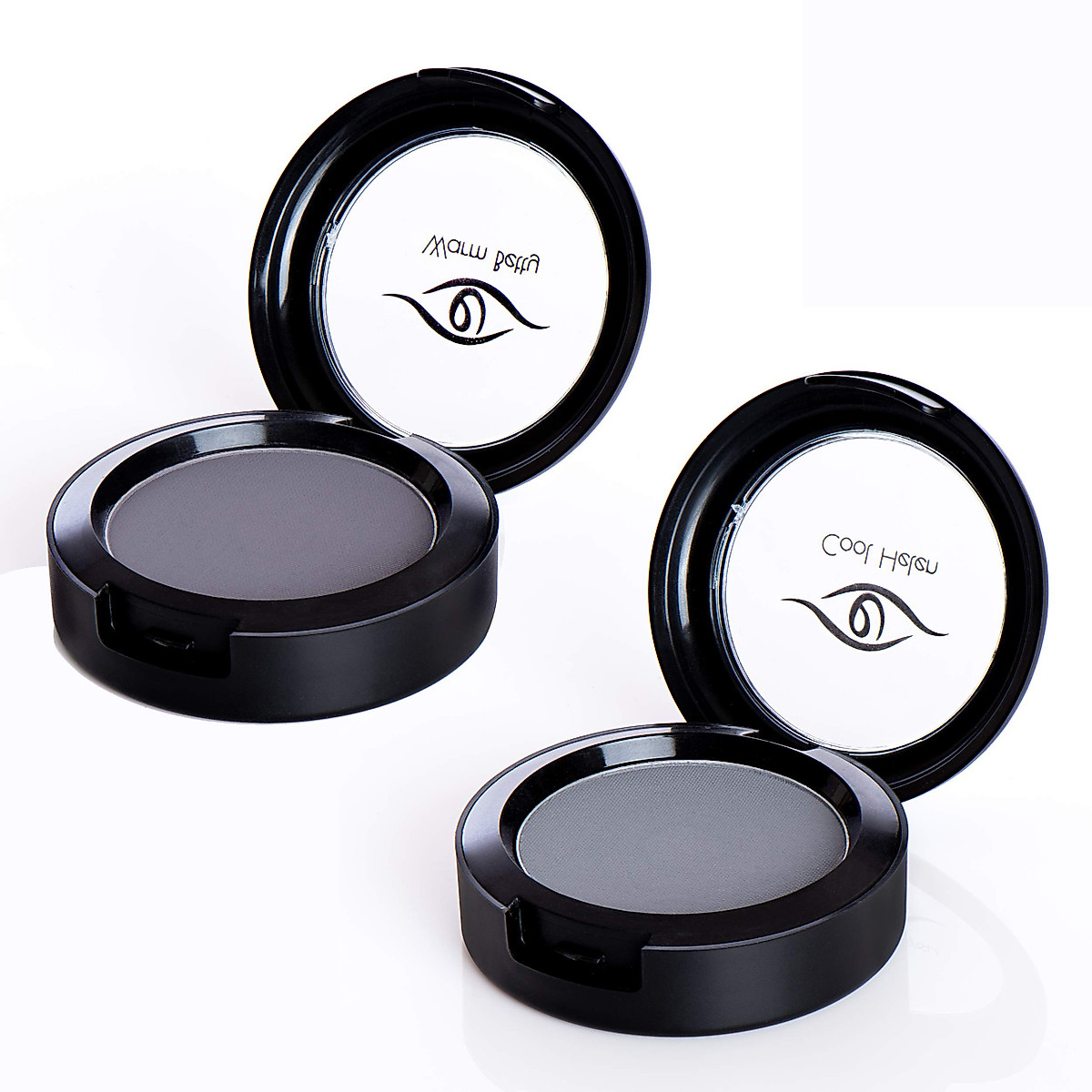 Eye Embrace Light and Medium Gray Eyebrow Powders 4-Pack Bundle – Eyebrow Powders, Hair Powders, Root Cover-Up Bundle: