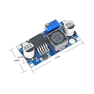 LM2596 DC to DC Buck Converter Adjustable Input 3.0-40V Output 1.5-35V Power Supply Voltage Step Down Module, Pack of 10