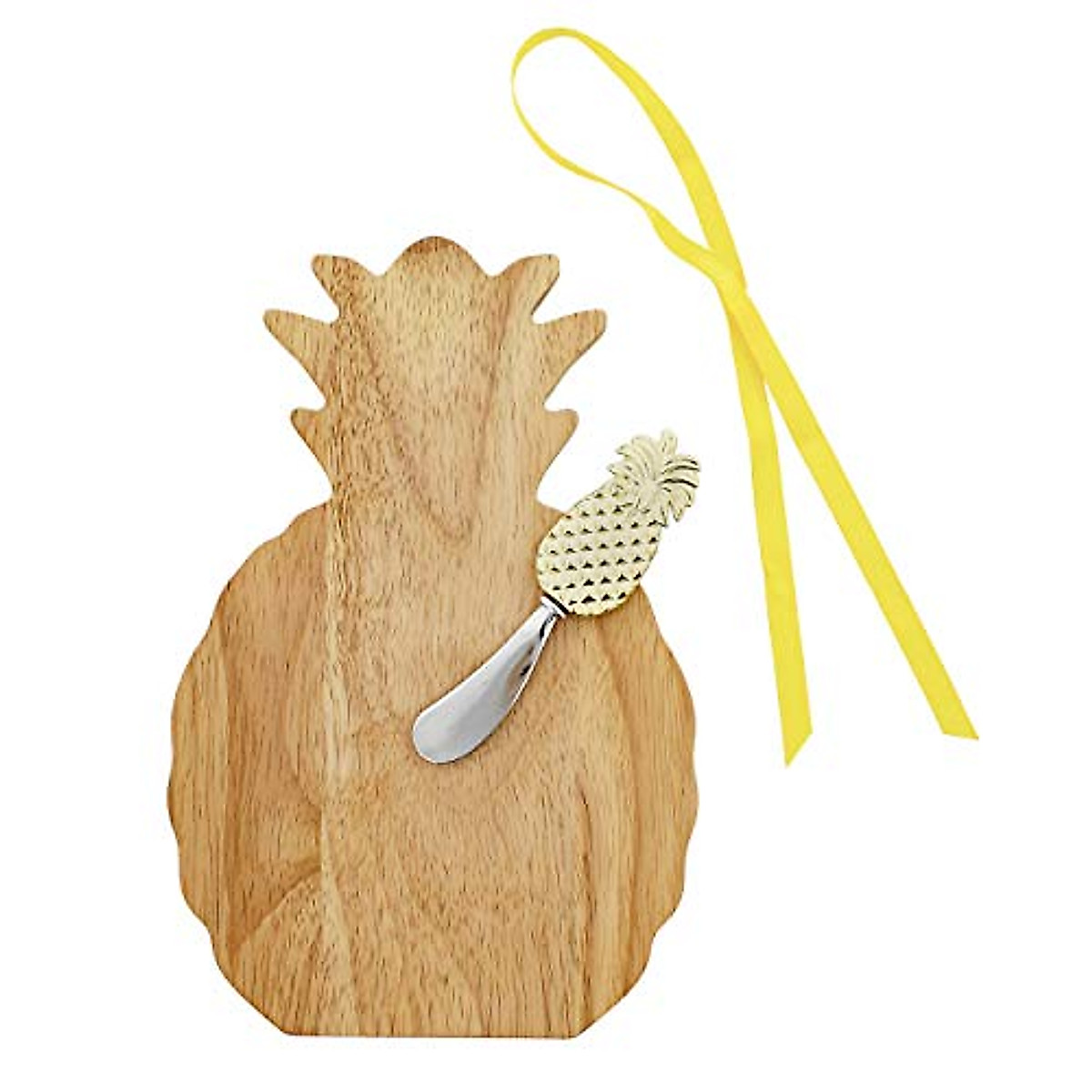 Wooden Wine and Cheese Board, Oak Pineapple Charcuterie Board Cheese Platter with Cheese Knife Serving Board Cheese Tray