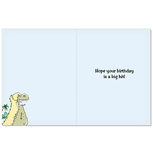 NobleWorks - Funny Birthday Greeting Card with 5 x 7 Inch Envelope (1 Card) Bday Make A Wish 9735