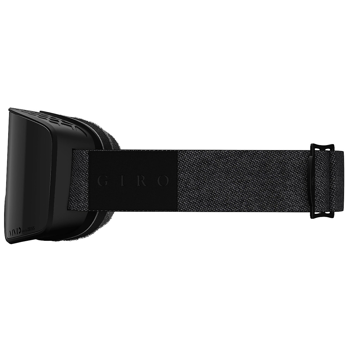 Giro Method Ski Goggles - Snowboard Goggles for Men & Women - Black Mono Strap with Vivid Jet/Vivid Infrared Lenses